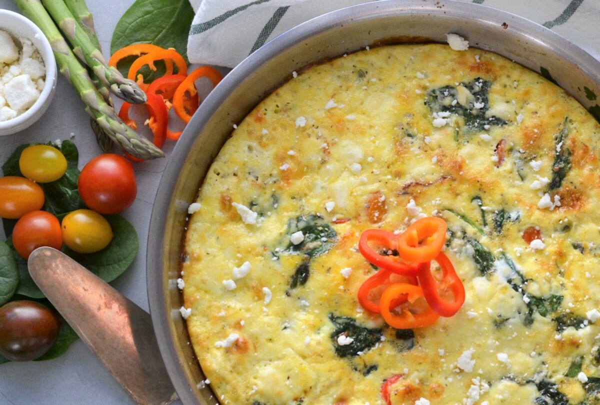 Italian Vegetable Frittata - Home Sweet Table - Healthy, fresh, and ...