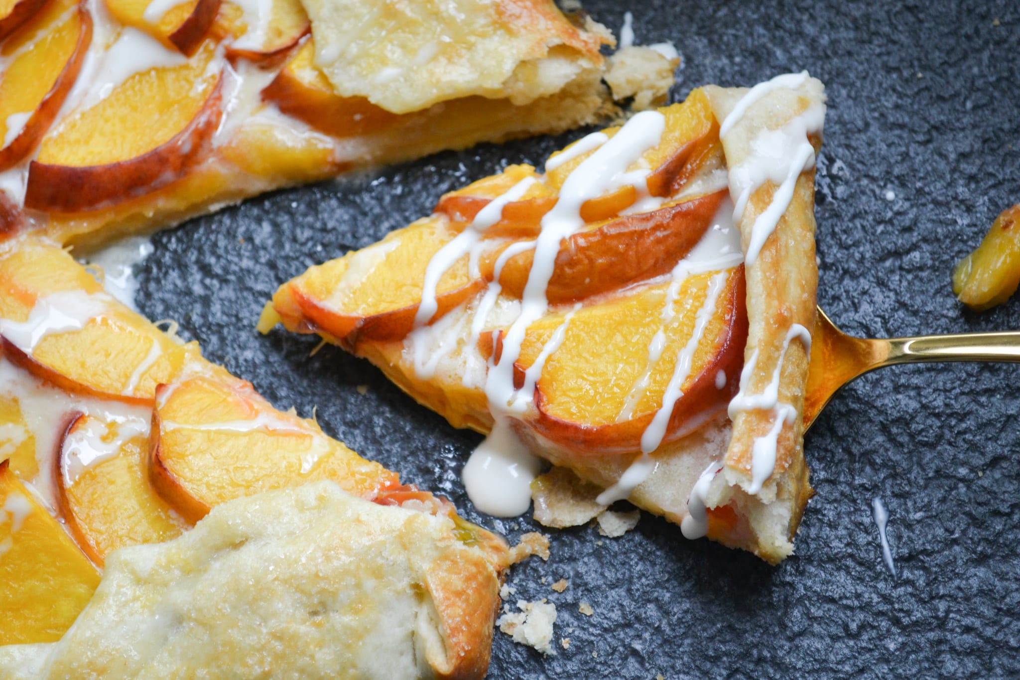 Peaches and Cream Galette
